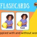 VERBS Flashcards Printable Cards Speech Therapy Speech Pathology ...