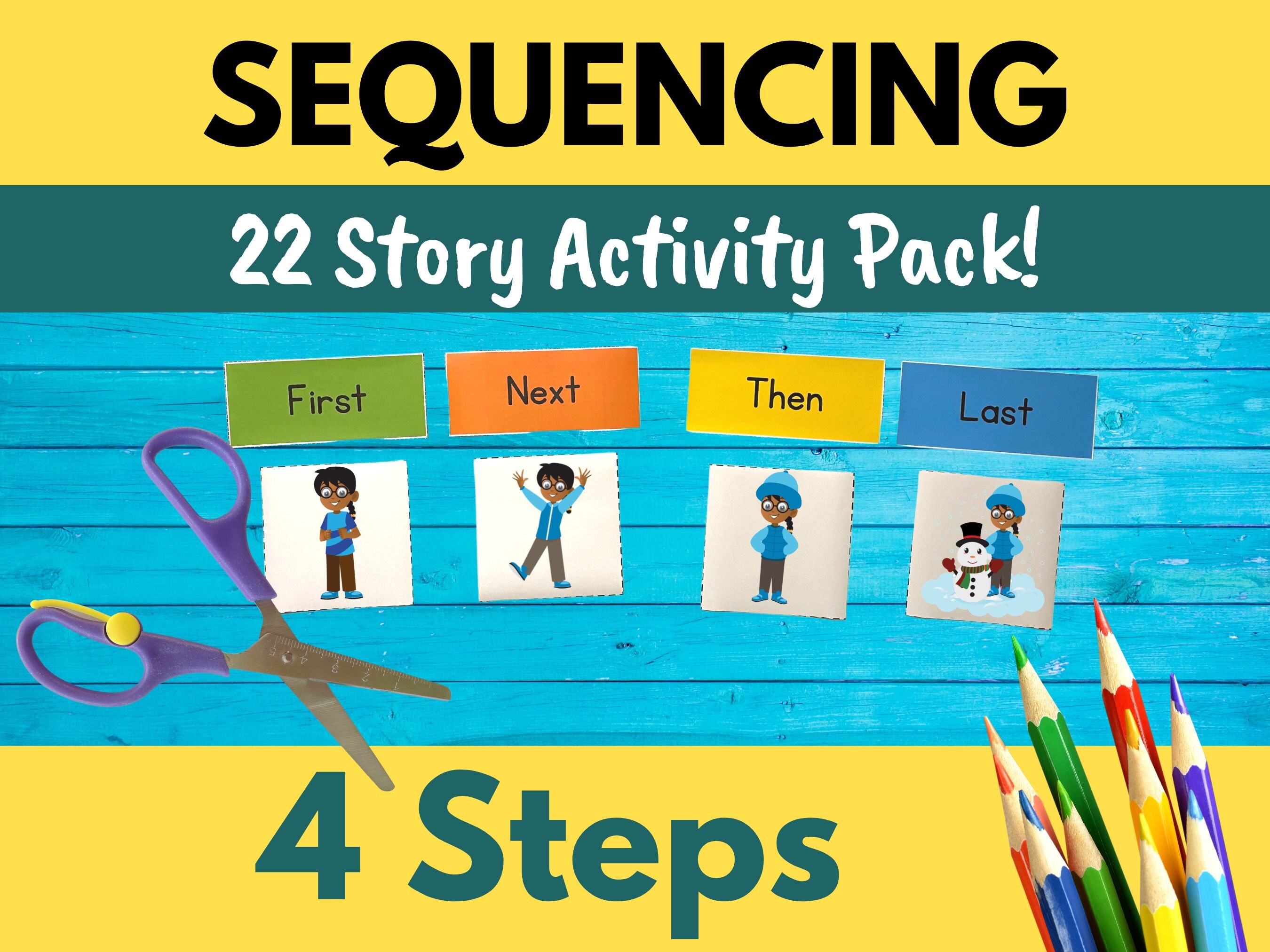 Sequencing Stories With Pictures Sequence Writing Sequence Events 4 ...