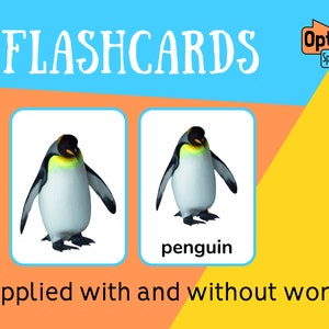 ANIMALS Flashcards Printable Cards Speech Therapy Speech Pathology ...