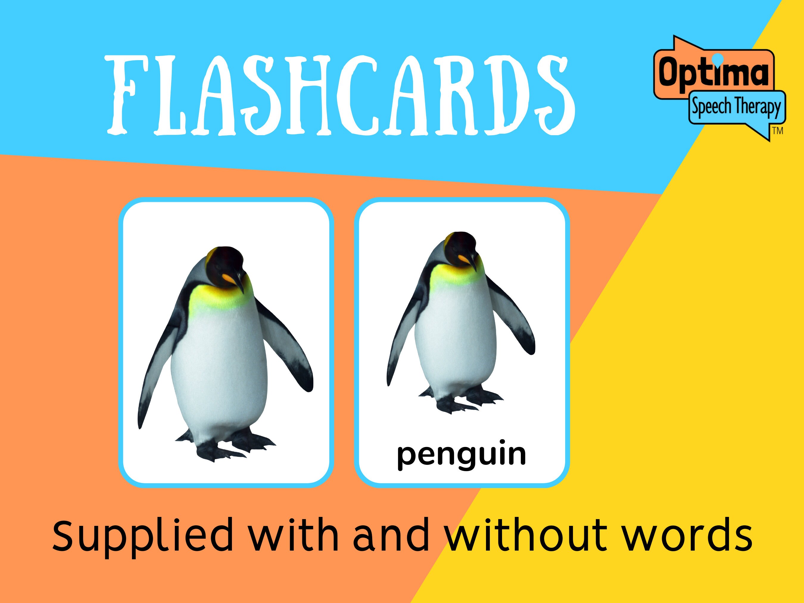 ANIMALS Flashcards Printable Cards Speech Therapy Speech Pathology ...