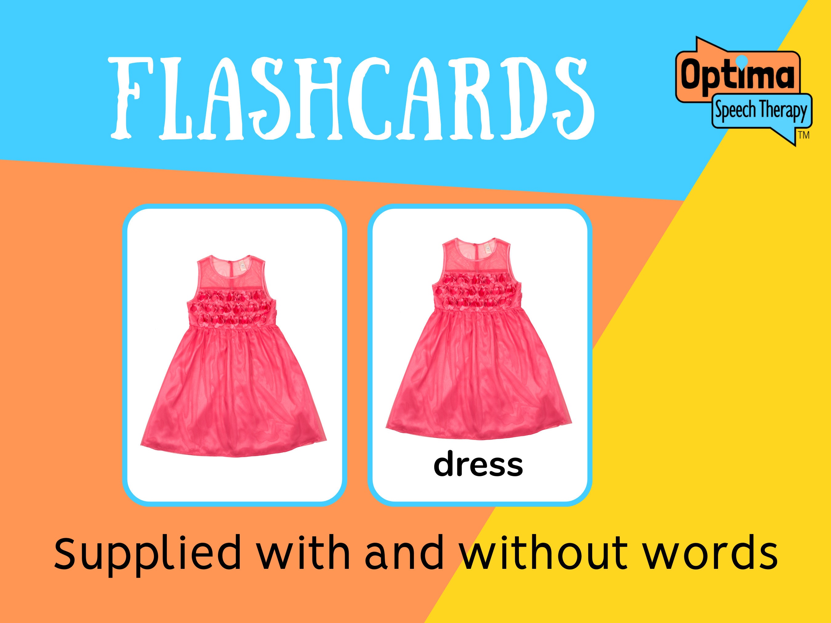 CLOTHES Flashcards Printable Cards Speech Therapy Speech Pathology ...