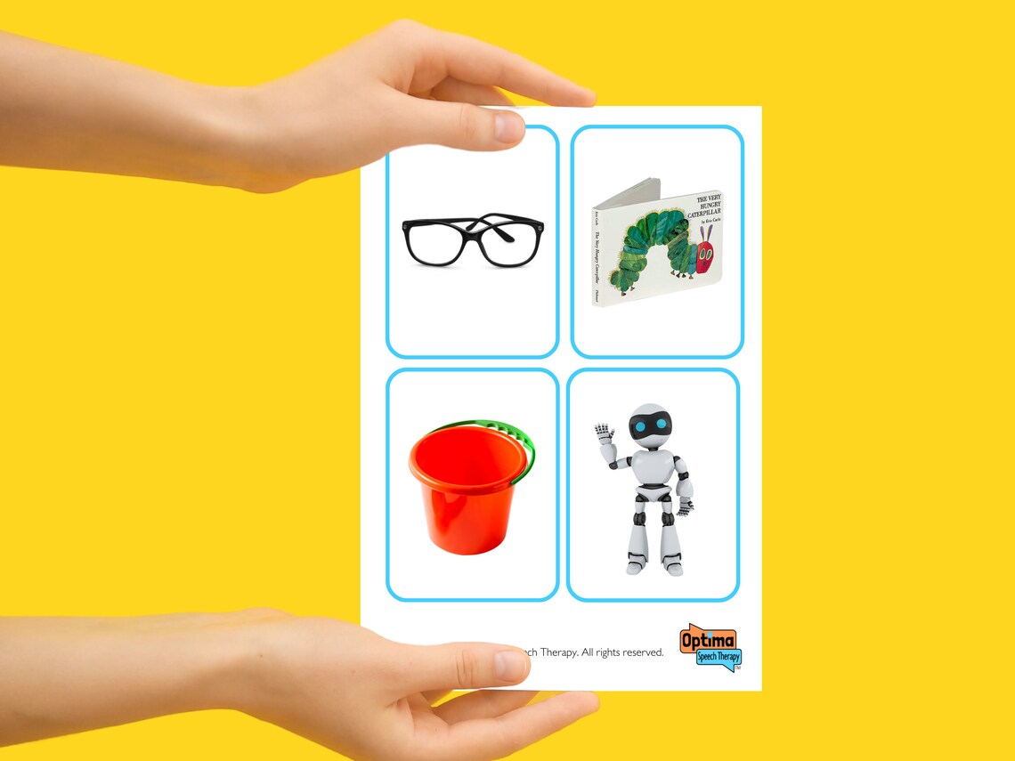 EVERYDAY Flashcards Printable Cards Speech Therapy Speech Pathology ...