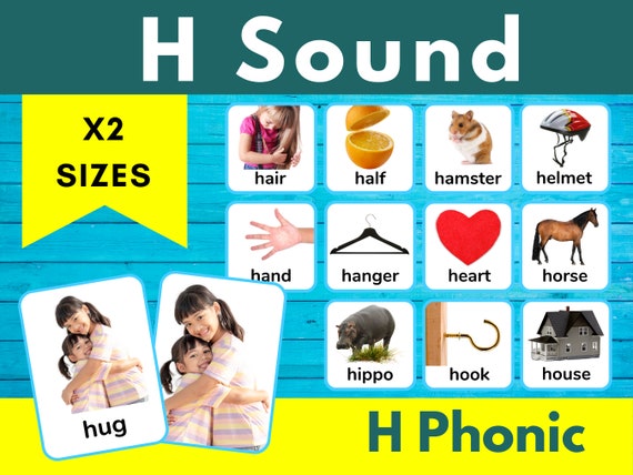 H Phonic H Sound Printable Speech Sound Cards Phonics - Etsy Ireland