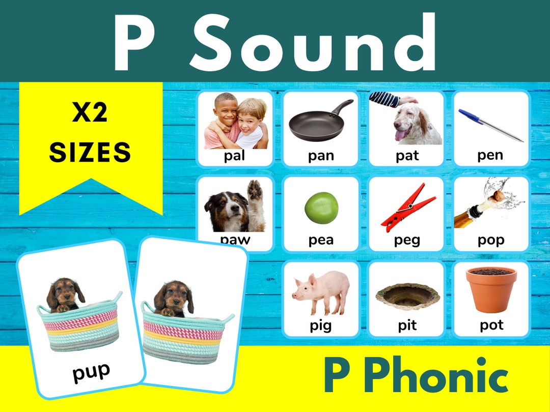 P Phonic P Sound Printable Speech Sound Cards Phonics Word Lists ...