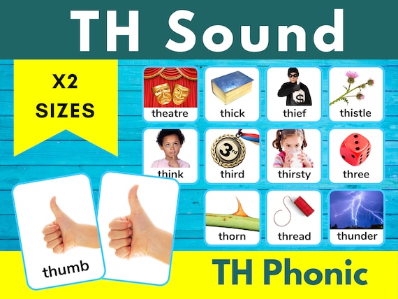 TH Phonic TH Sound Printable Speech Sound Cards | Etsy