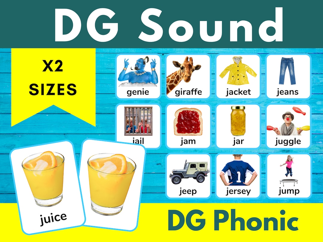 DG Phonic DG Sound Printable Speech Sound Cards Phonics Word Lists ...