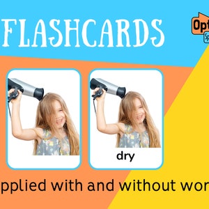 VERBS Flashcards Printable Cards Speech Therapy Speech Pathology ...