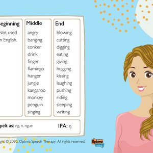 NG Phonic NG Sound Printable Speech Sound Cards Phonics Word Lists ...