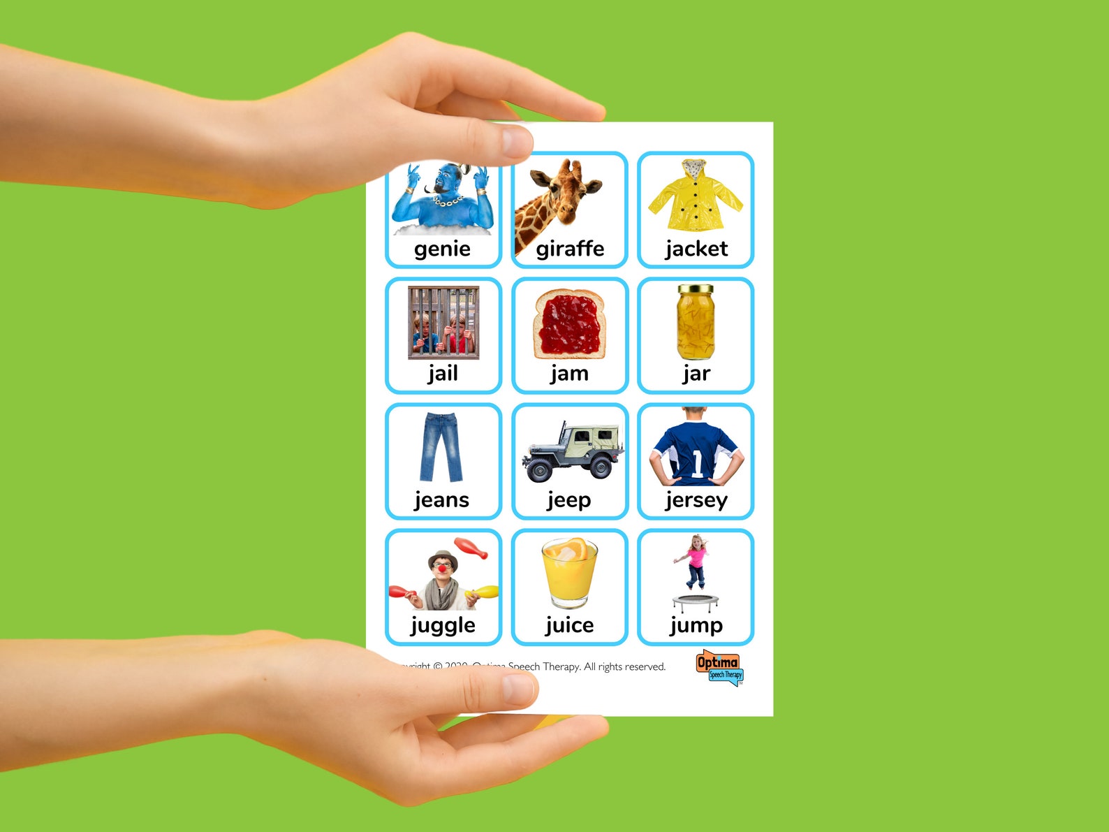 DG Phonic DG Sound Printable Speech Sound Cards Phonics Word Lists ...