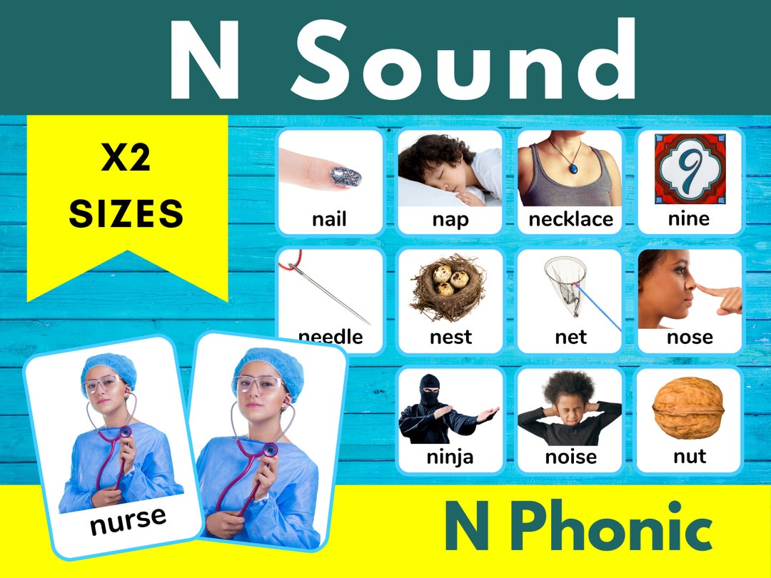 N Phonic N Sound Printable Speech Sound Cards Phonics Word Lists ...
