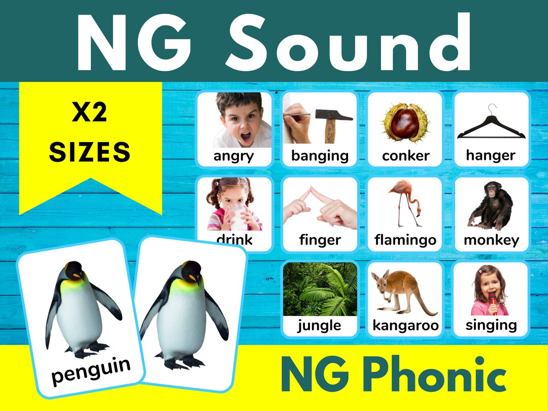 NG Phonic NG Sound Printable Speech Sound Cards Phonics Word Lists ...