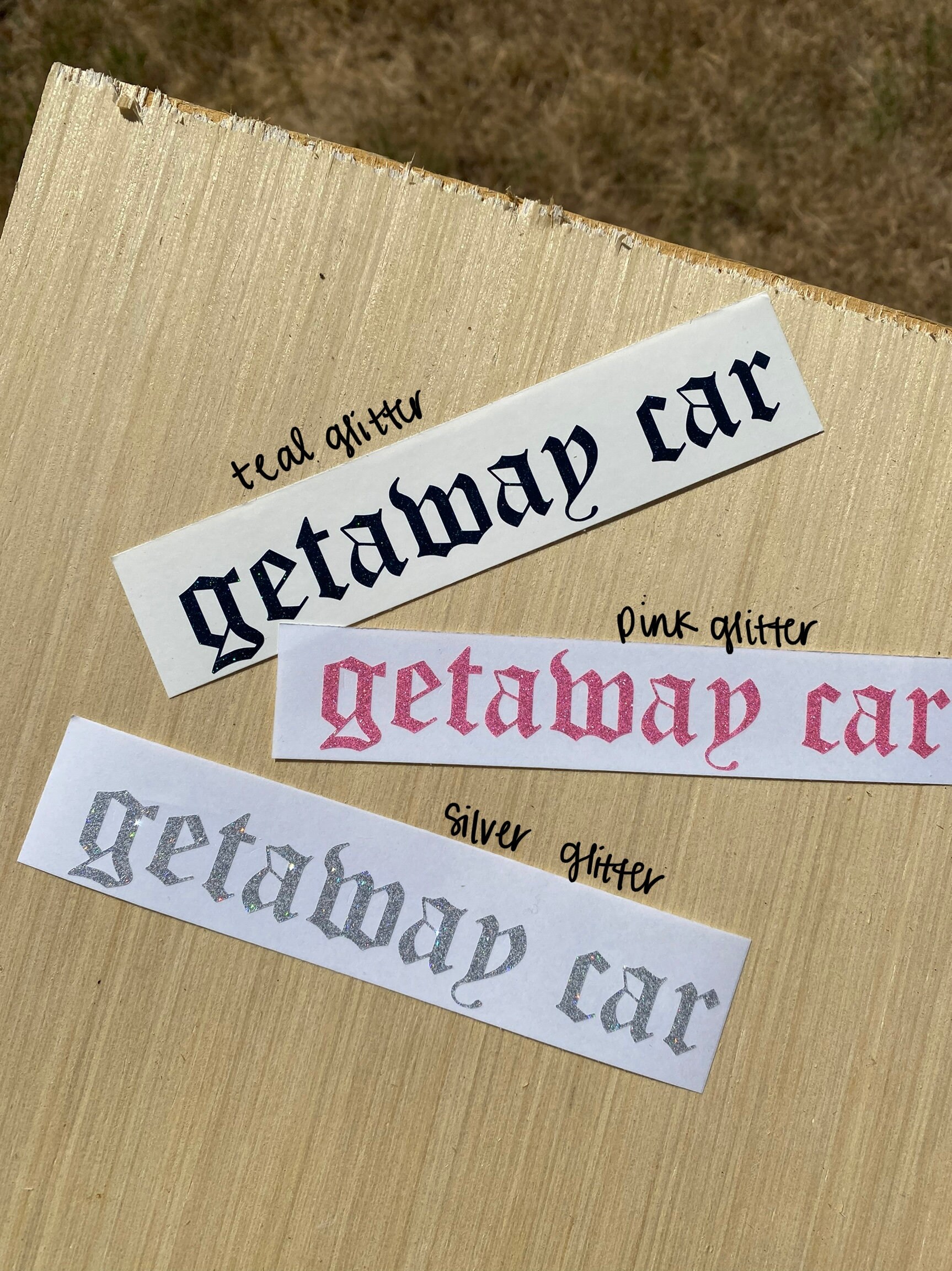 Getaway Car Inspired Car Decal - Etsy