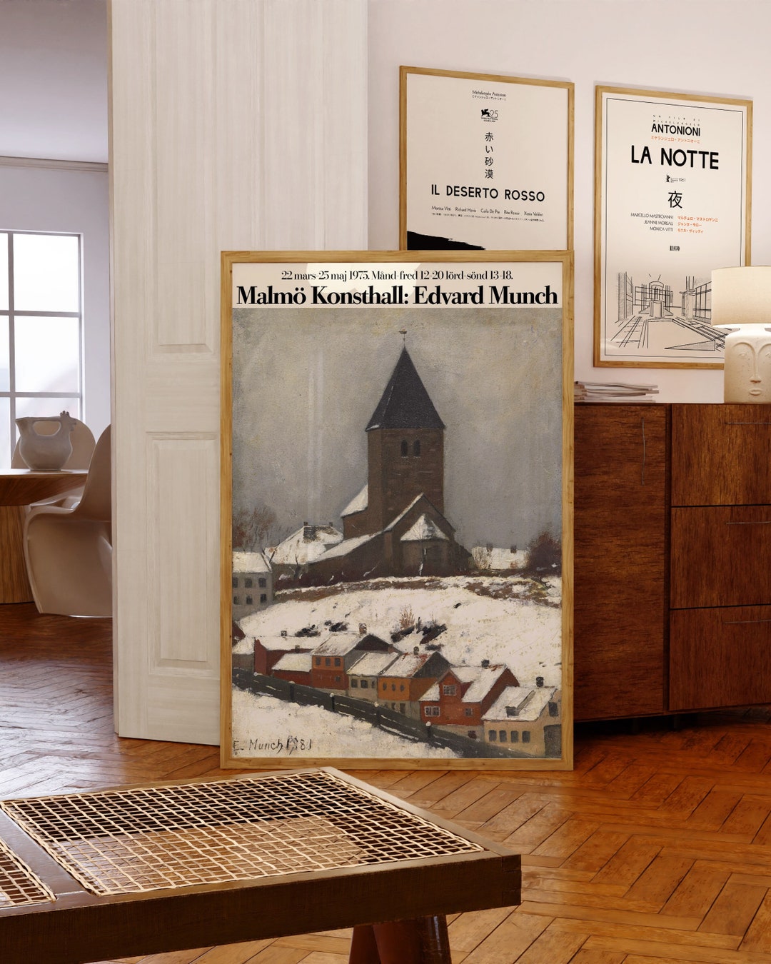 Edvard Munch Exhibition Poster | Gamle Aker Church, 1881 | Museum ...