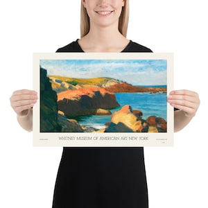 Edward Hopper Exhibition Poster | Sea at Ogunquit, 1914 | Whitney ...