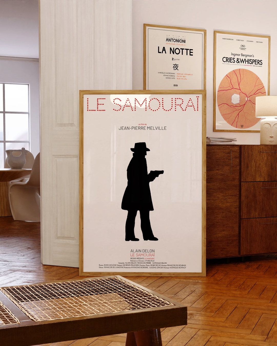 Le Samouraï 1967 French Movie Poster Jean-pierre Melville - Etsy