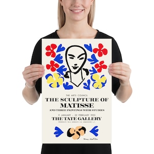 Matisse Exhibition Poster | the Tate Gallery, 1953 | Mid-century Modern ...
