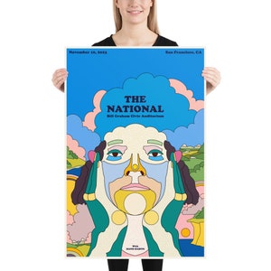 The National Concert Poster | November 10, 2023 - Bill Graham Civic ...