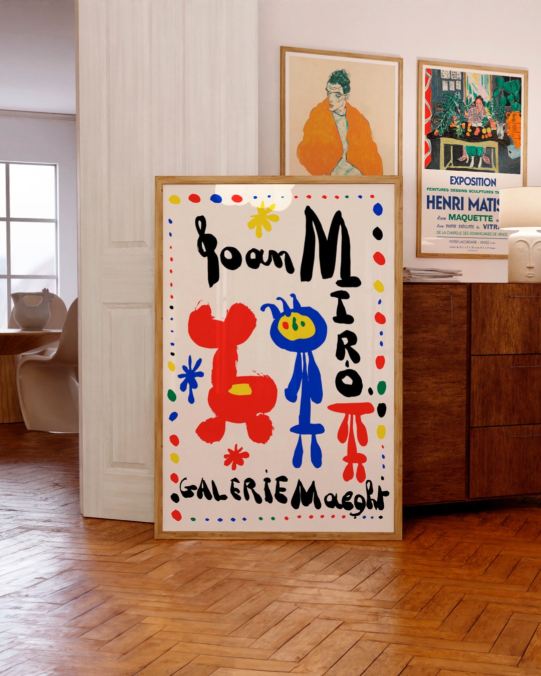 Affiche de l'exposition Joan Miró | Galerie Maeght, 1948 | Imprimé ...