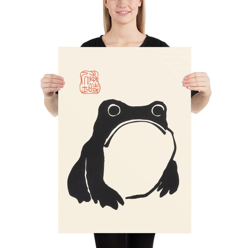 Japanese Frogs by Matsumoto Hoji (1814) | Birthday Gift Ideas ...