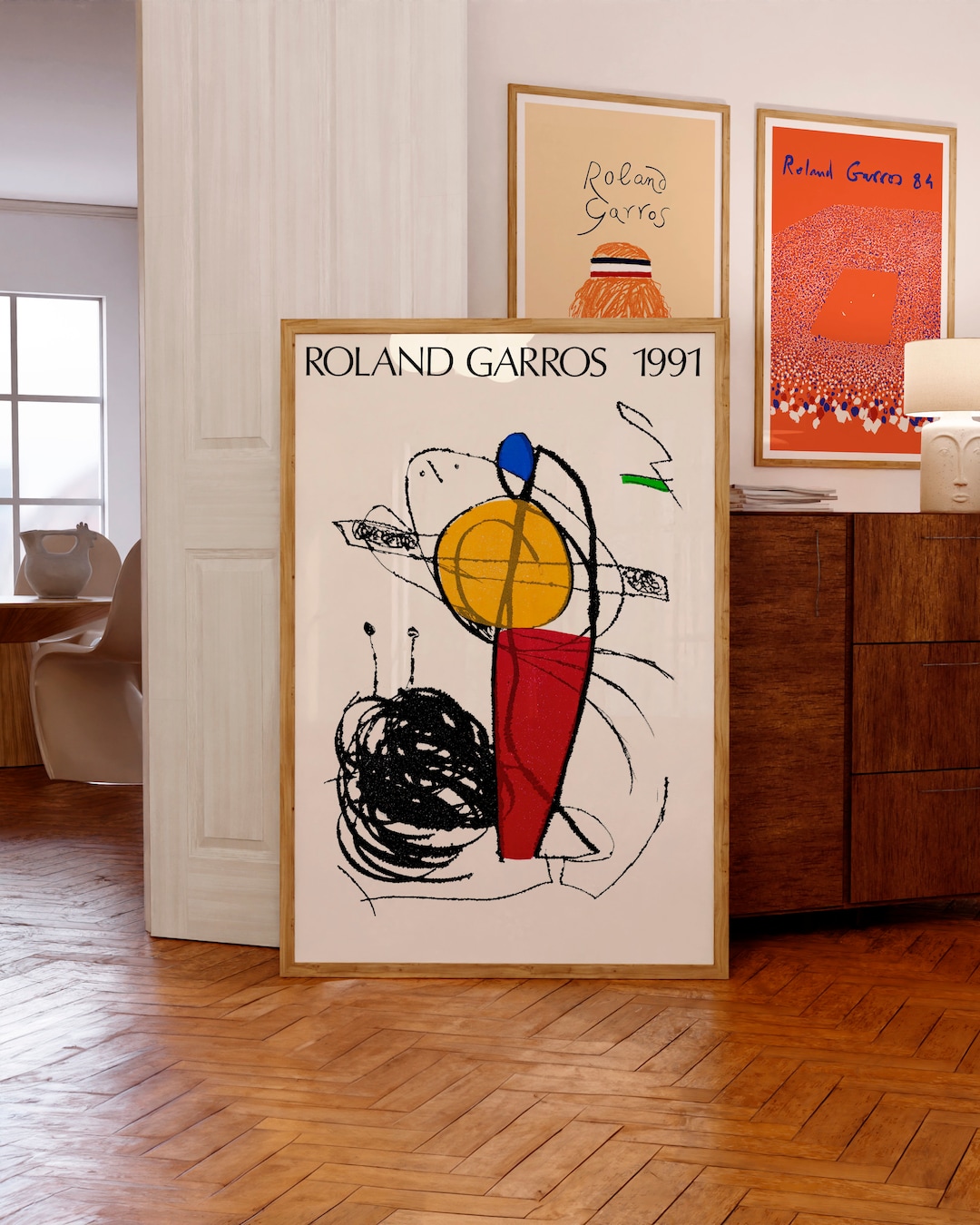 Roland Garros, 1991 | Joan Miro Tennis Poster | Museum-quality Giclée ...