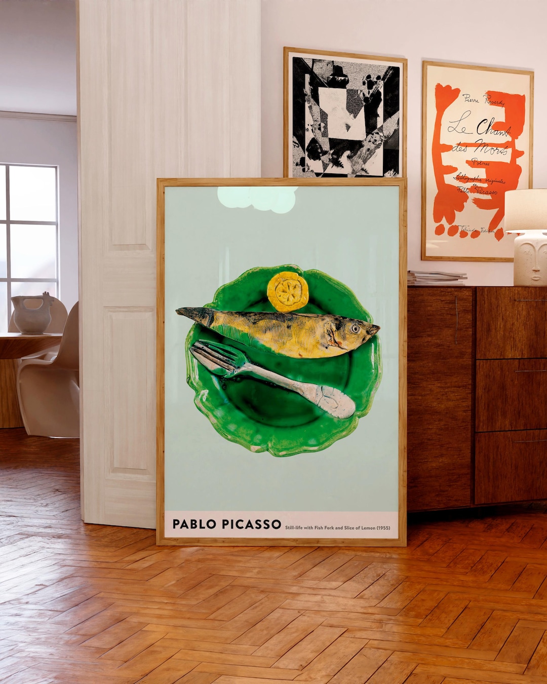 Picasso Art Print | Still-life With Fish Fork and Slice of Lemon (1955 ...