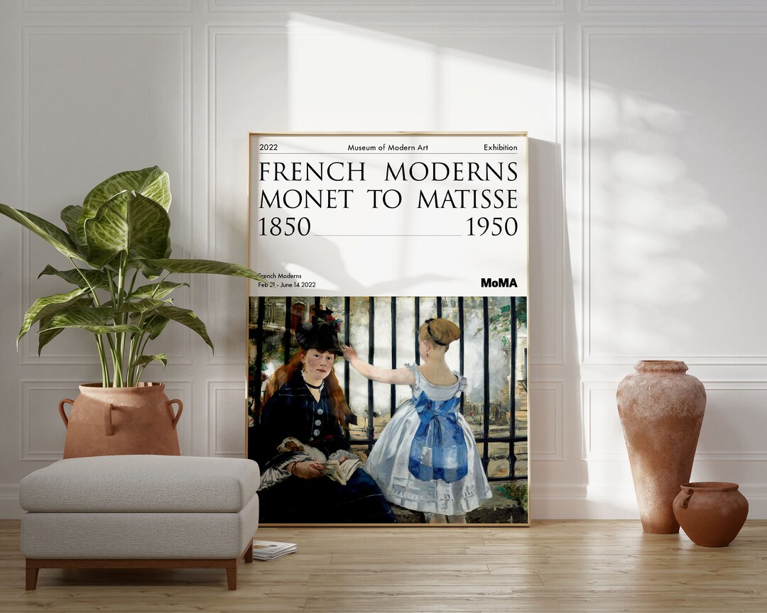The Railway, 1873 | Édouard Manet Exhibition Poster | Moma | Birthday ...