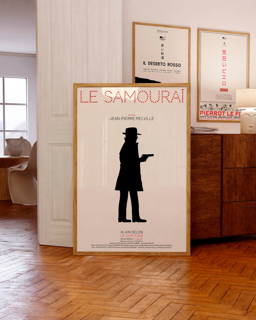Le Samouraï (1967) French Movie Poster | Jean-pierre Melville | Alain ...