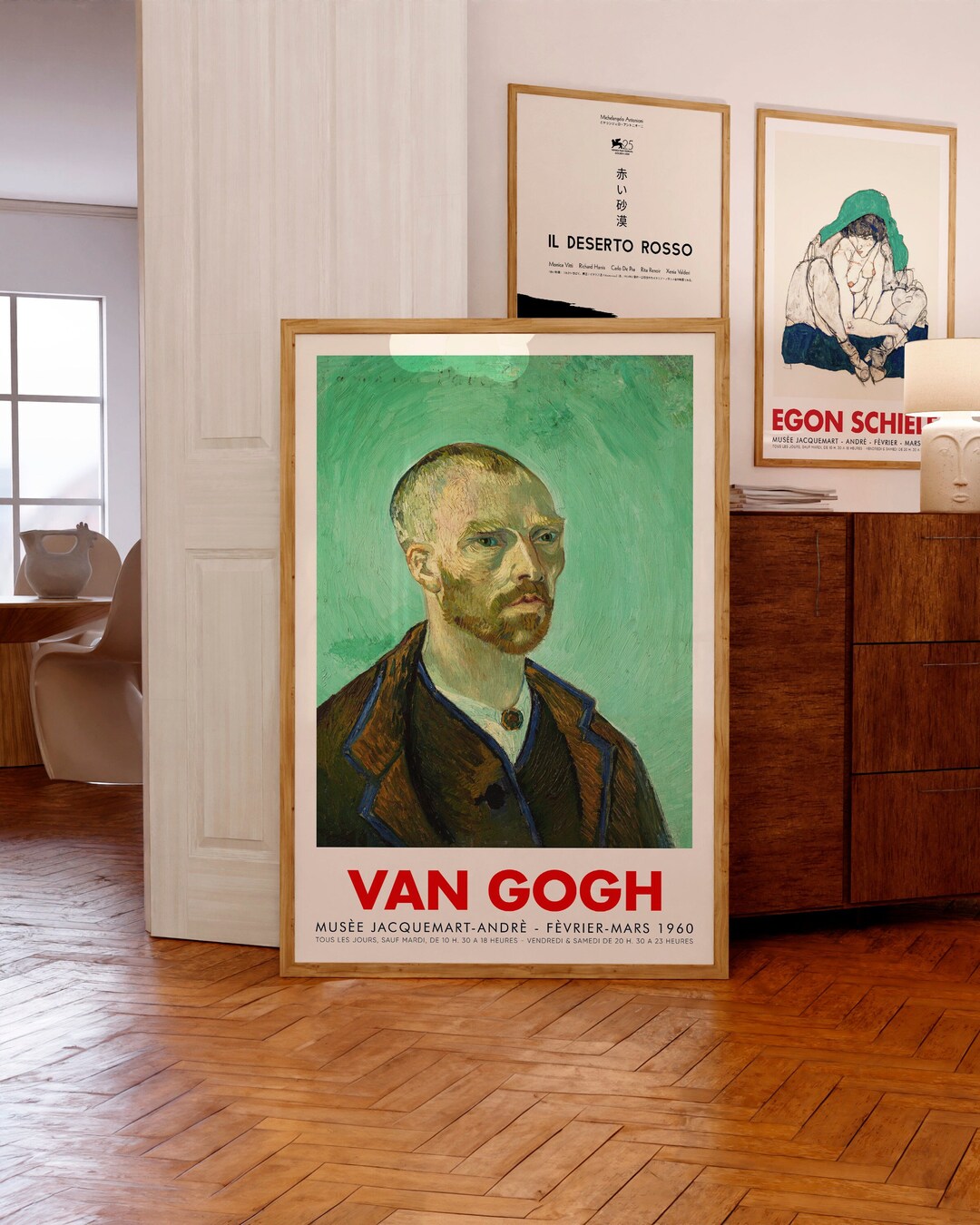 Van Gogh Exhibition Poster | Self-portrait Dedicated to Paul Gauguin ...