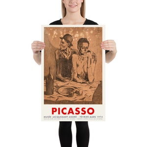 Picasso Exhibition Poster | the Frugal Repast (le Repas Frugal), 1904 ...