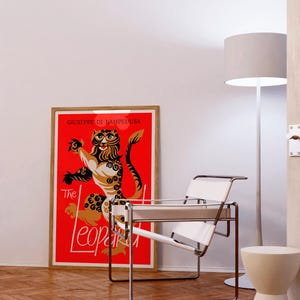 Guiseppe Di Lampedusa, the Leopard Book Cover Poster, 1960 by Hans ...