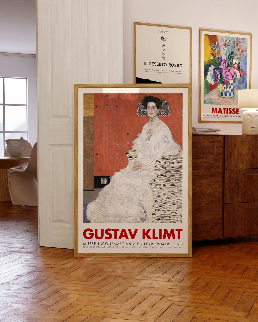 Gustav Klimt Exhibition Poster | Portrait of Fritza Riedler, 1906 ...