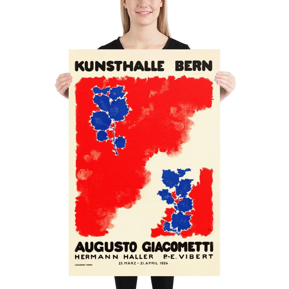 Swiss Exhibition Poster | Augusto Giacometti, Hermann Haller, P.-E ...