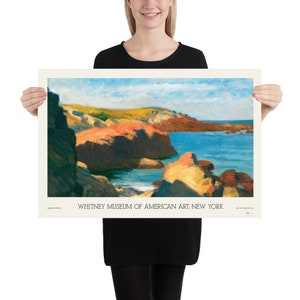 Edward Hopper Exhibition Poster | Sea at Ogunquit, 1914 | Whitney ...
