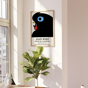 Joan Miró Exhibition Poster, 1973 | Mid-century Modern Wall Art ...