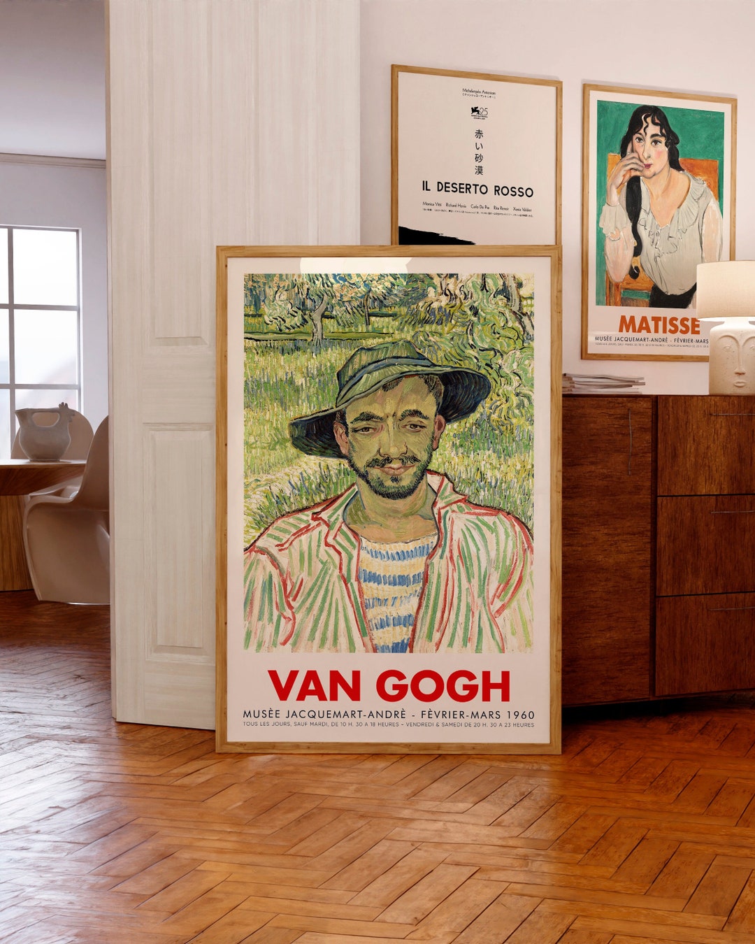 Van Gogh Exhibition Poster | Portrait of a Young Peasant, 1889 | Museum ...