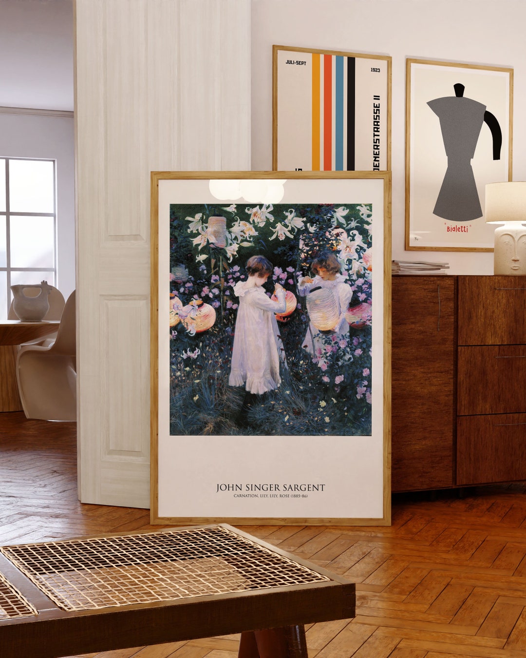 John Singer Sargent "carnation, Lily, Lily, Rose" Art Poster | Museum ...