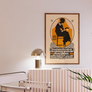 Swiss Exhibition Poster for Modern Hand Lace at Basel Trade Museum ...