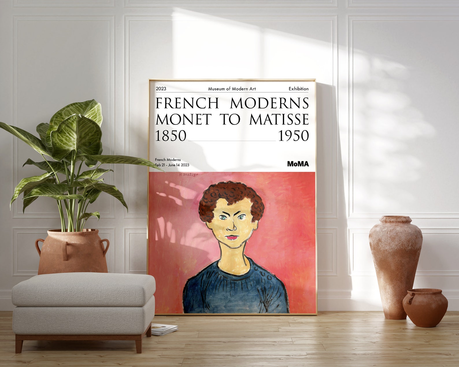 Matisse Exhibition Poster | Portrait Aux Cheveux Bouclés, Pull Marin ...