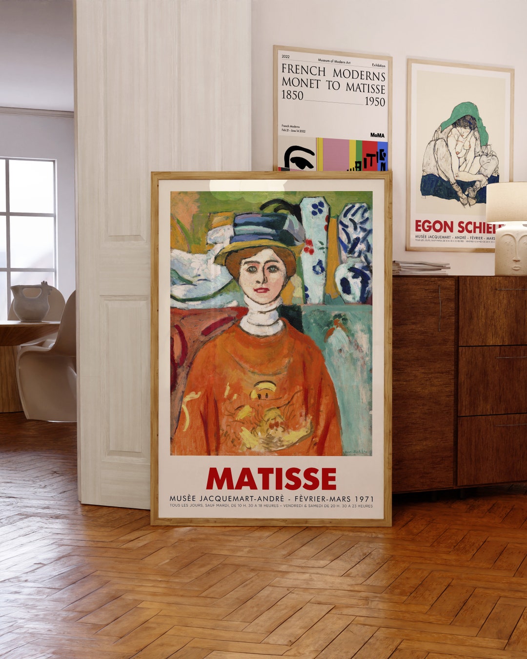 Matisse Exhibition Poster | La Fille Aux Yeux Verts (the Girl With ...