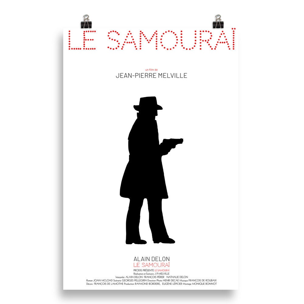 Le Samouraï 1967 French Movie Poster Jean-pierre Melville - Etsy