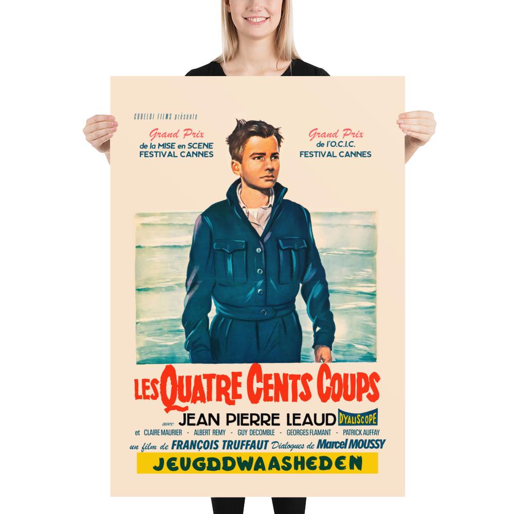 Les Quatre Cents Coups (1959) - the 400 Blows French Movie Poster ...