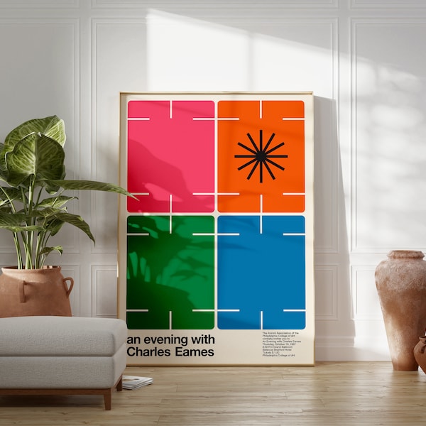 Eames Poster - Etsy