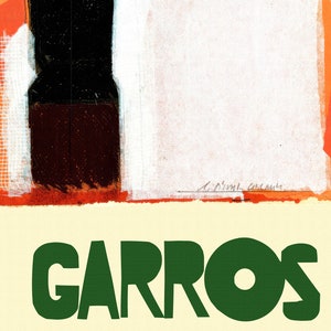 Roland Garros, 1987 | Tennis Poster | Gérard Titus-carmel | Birthday ...