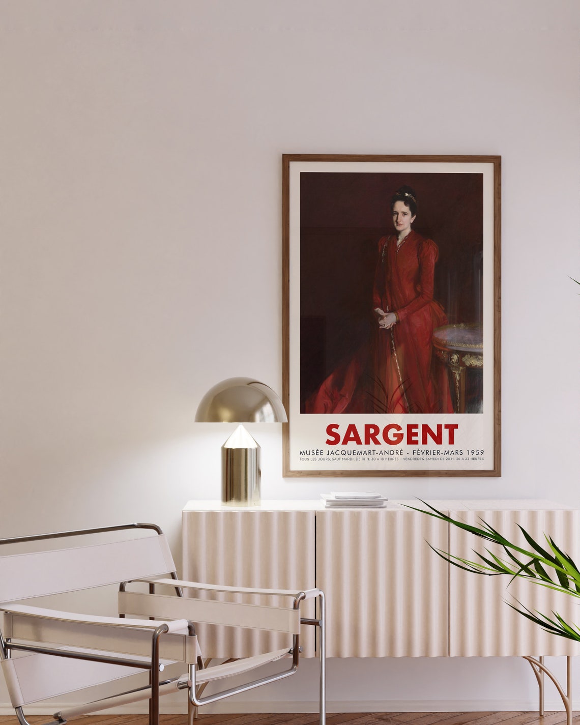 John Singer Sargent Exhibition Poster | Portrait of Mrs. Elliott Fitch ...