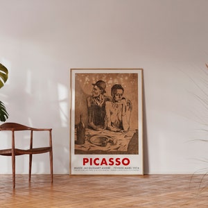 Picasso Exhibition Poster | the Frugal Repast (le Repas Frugal), 1904 ...