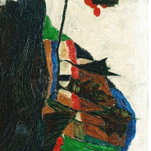 Egon Schiele, Portrait of Wally Neuzil, Expressionist Giclée Art Print ...