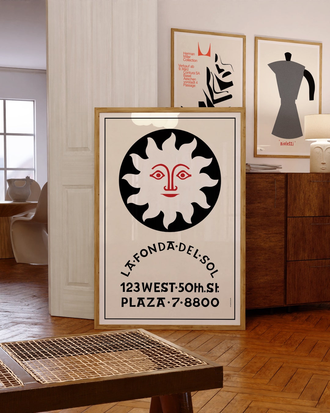 La Fonda Del Sol Poster Alexander Girard Mid-century Modern Wall Art ...