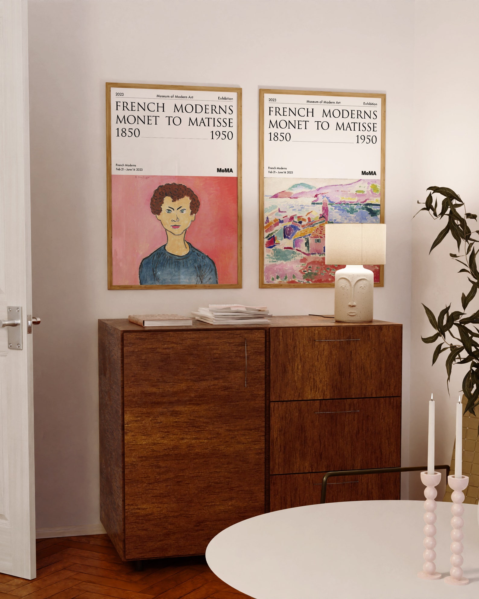 Matisse Exhibition Poster | Portrait Aux Cheveux Bouclés, Pull Marin ...