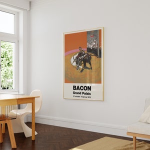 Francis Bacon Exhibition Poster Grand Palais, 1972 French Art Prints ...