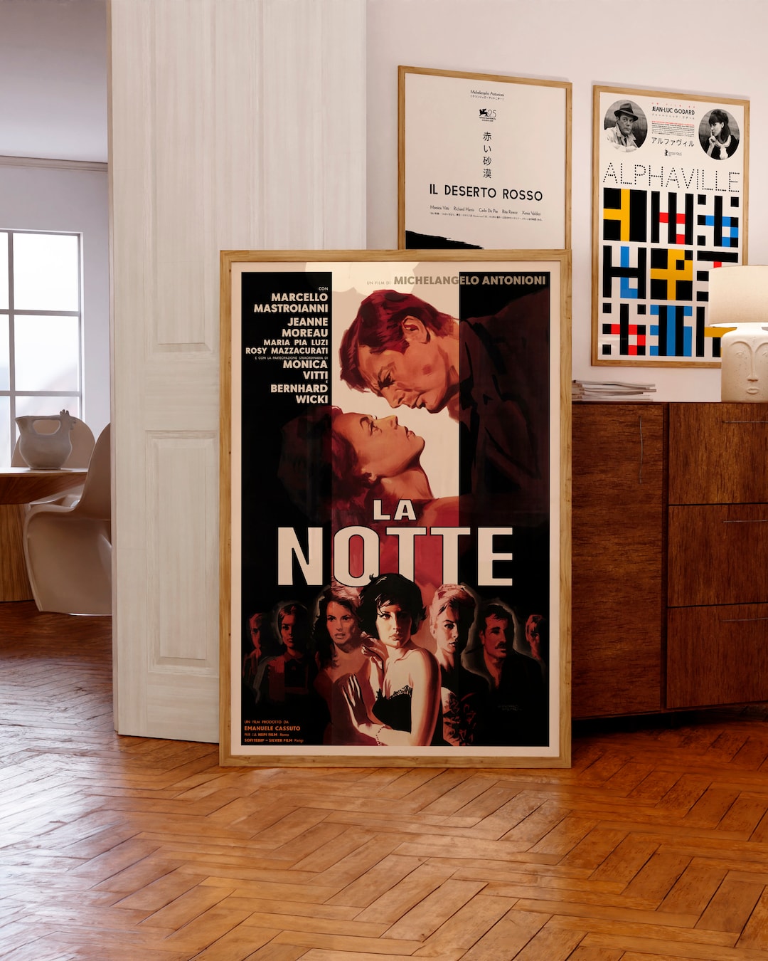 La Notte (1961) | Michelangelo Antonioni Italian Film Poster - Etsy